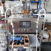 China Small Bottle Filling Machine Double Head Detergent Filling Machine for sale