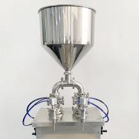 China Vertical Piston Filling Machine Pneumatic Control Cream Filler Machine 2 Heads for sale