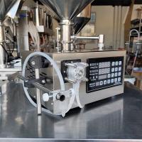 China Liquid Oil Bottle Filling Machine Semi Auto Peristaltic Pump Table-Top Filler for sale