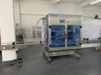 China Cosmetics Cream Lotion Filling Machine Six Nozzles Filling Capping  Machine for sale