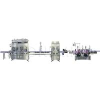 China Automatic Body Lotion Cream Filling Line Cap Pressing Screwing Machine for sale