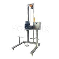 China Portable Detergent Liquid Mixer Machine Industrial High Speed Dispersion Mixer for sale