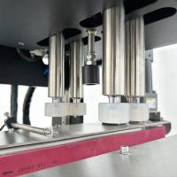 China Electric Automatic Bottle Screw Capping Machine Four Wheels Filling Line for sale