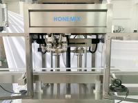 China Automatic Cosmetic Cream Filling Line Cap Pressing Screwing Machine for sale