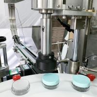 China Automatic Cosmetic Cream Filling Machine Rotary Bottle Filling Machine for sale
