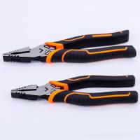 China 9inch Combination Steel Cable Cutting Wire Pliers With Induction Hardened Cutting Edges for sale