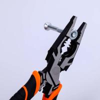 China Heavy Duty Gripping Industrial Circlip Pliers 200mm Insulated Combination Plier for sale
