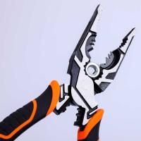 China Heavy Duty Gripping Industrial Circlip Pliers 200mm Insulated Combination Plier for sale