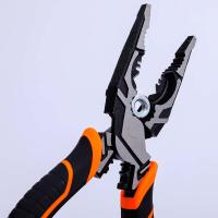 China Heavy Duty Gripping Industrial Circlip Pliers 200mm Insulated Combination Plier for sale