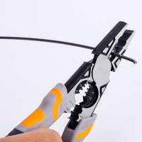China 319.7g TPR Handle Combination Pliers 3mm Wire Rope Crimping Tool for sale