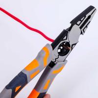 China 319.7g TPR Handle Combination Pliers 3mm Wire Rope Crimping Tool for sale