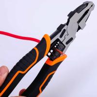 China 62 HRC Multi Function Combination Pliers High Leverage End Cutting Pliers for sale