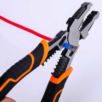China 62 HRC Multi Function Combination Pliers High Leverage End Cutting Pliers for sale