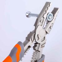 China Precise Multifunction Pliers Cutting Edges 62 HRC 224mm Universal Wire Stripping Tool for sale