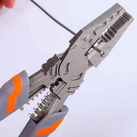 China Precise Multifunction Pliers Cutting Edges 62 HRC 224mm Universal Wire Stripping Tool for sale