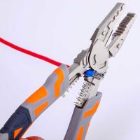 China Precise Multifunction Pliers Cutting Edges 62 HRC 224mm Universal Wire Stripping Tool for sale
