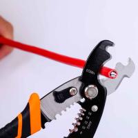 China 184g 185mm Cable Insulation Stripping Tools 16mm2 Wire Stripping And Crimping Tool for sale