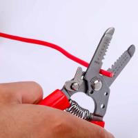 China 155mm Stainless Steel  MultiPurpose Wire Strippers Cable Sheath Stripping Tool for sale