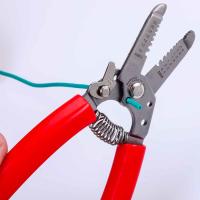 China 155mm Stainless Steel  MultiPurpose Wire Strippers Cable Sheath Stripping Tool for sale