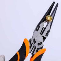 China C1055 60CrV 8 Inch Insulated Long Nose Pliers Long Nose Clamp Pliers for sale