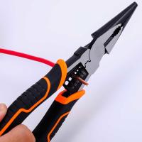 China 220mm Multi Function Extra Long Pliers Pliers Long Nose Insulated 60CrV for sale