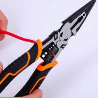 China 9In Multi Function Very Long Nose Pliers Long Nose Hose Pliers HRC62 for sale