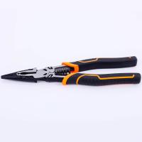China 220mm Multi Functional Long Nose Pliers Stripper Terminal Crimping Pliers for sale