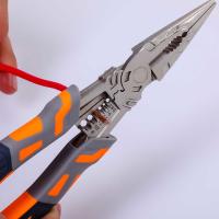 China 234mm Fishing Long Nose Pliers Long Nose Tool DIN ANSI for sale