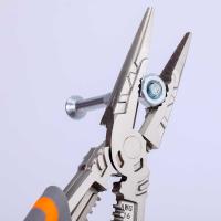 China 234mm Fishing Long Nose Pliers Long Nose Tool DIN ANSI for sale