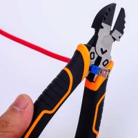 China 60CrV C1055 Side Cutting Pliers Burnished Insulated Side Cutters for sale