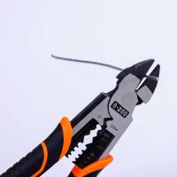 China Side Cutting Multifunction Pliers Hardened Cutting Industrial Cable Striper for sale