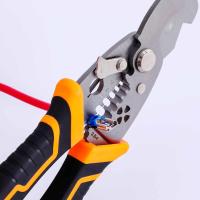 China 185mm Cable Wire Stripper 8 In 1 Multifunction Wire Insulation Stripper for sale