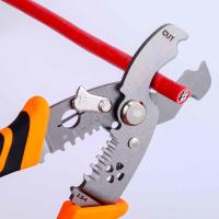 China 185mm Cable Wire Stripper 8 In 1 Multifunction Wire Insulation Stripper for sale