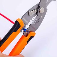 China 200mm MultiPurpose Wire Strippers 6 In 1 Power Wire Stripping Tool for sale