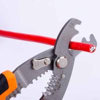 China 200mm MultiPurpose Wire Strippers 6 In 1 Power Wire Stripping Tool for sale