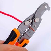 China 200mm MultiPurpose Wire Strippers 6 In 1 Power Wire Stripping Tool for sale