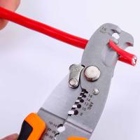 China 200mm MultiPurpose Wire Strippers 6 In 1 Power Wire Stripping Tool for sale