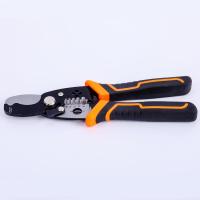 China 185mm Cable Quick Wire Strippers 7 In 1 Multifunction Cable Wire Cutting Pliers Stripping Winding Splitting Shear Hand Tools for sale