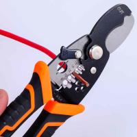 China 185mm Cable Quick Wire Strippers 7 In 1 Multifunction Cable Wire Cutting Pliers Stripping Winding Splitting Shear Hand Tools for sale