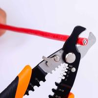 China 160g 18.5cm Cable Jacket Cutter Phosphated Multifunctional Wire Stripper for sale