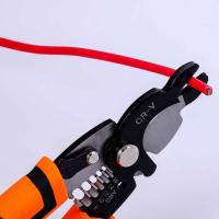 China HRC52 Cable Wire Strippers 65Mn Cable Wire Stripping Tool With Safety Locker for sale