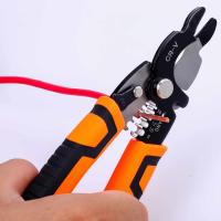 China HRC52 Cable Wire Strippers 65Mn Cable Wire Stripping Tool With Safety Locker for sale