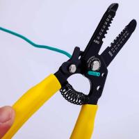 China 100g 16cm Armoured Cable Stripper Professional Wire Stripping Tool HRC52 for sale