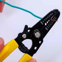 China 100g 16cm Armoured Cable Stripper Professional Wire Stripping Tool HRC52 for sale