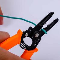 China Safety Locker Small Wire Stripper 65Mn 111.3g Cable Jacket Stripping Tool for sale