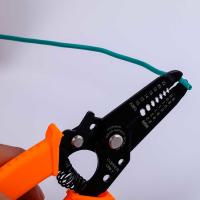 China Safety Locker Small Wire Stripper 65Mn 111.3g Cable Jacket Stripping Tool for sale