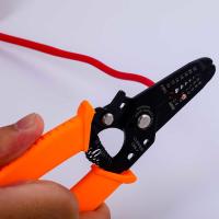 China Safety Locker Small Wire Stripper 65Mn 111.3g Cable Jacket Stripping Tool for sale