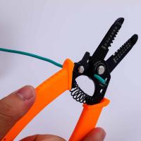 China Safety Locker Small Wire Stripper 65Mn 111.3g Cable Jacket Stripping Tool for sale