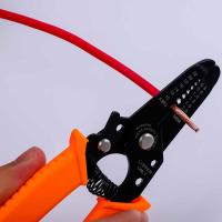 China Safety Locker Small Wire Stripper 65Mn 111.3g Cable Jacket Stripping Tool for sale