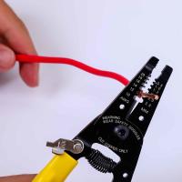China Wire Strippers with Soft Handle and Integrated Opening Spring for Heavy Duty Cutting for sale